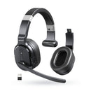 TECKNET Bluetooth Headset with Microphone Over Ear Noise Cancelling