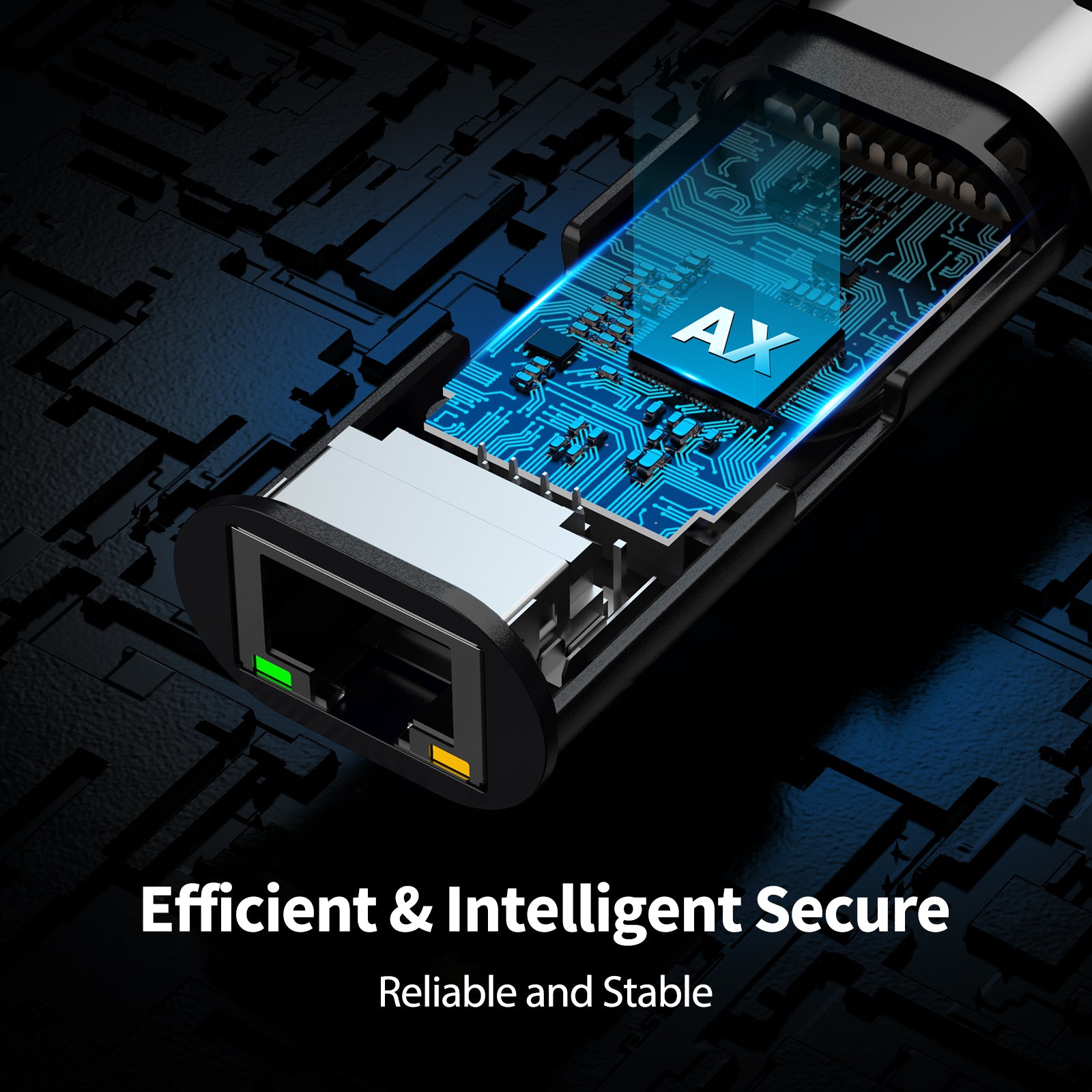 TECKNET USB C to Ethernet Adapter USB Type C to RJ45 10/100/1000Mbps N